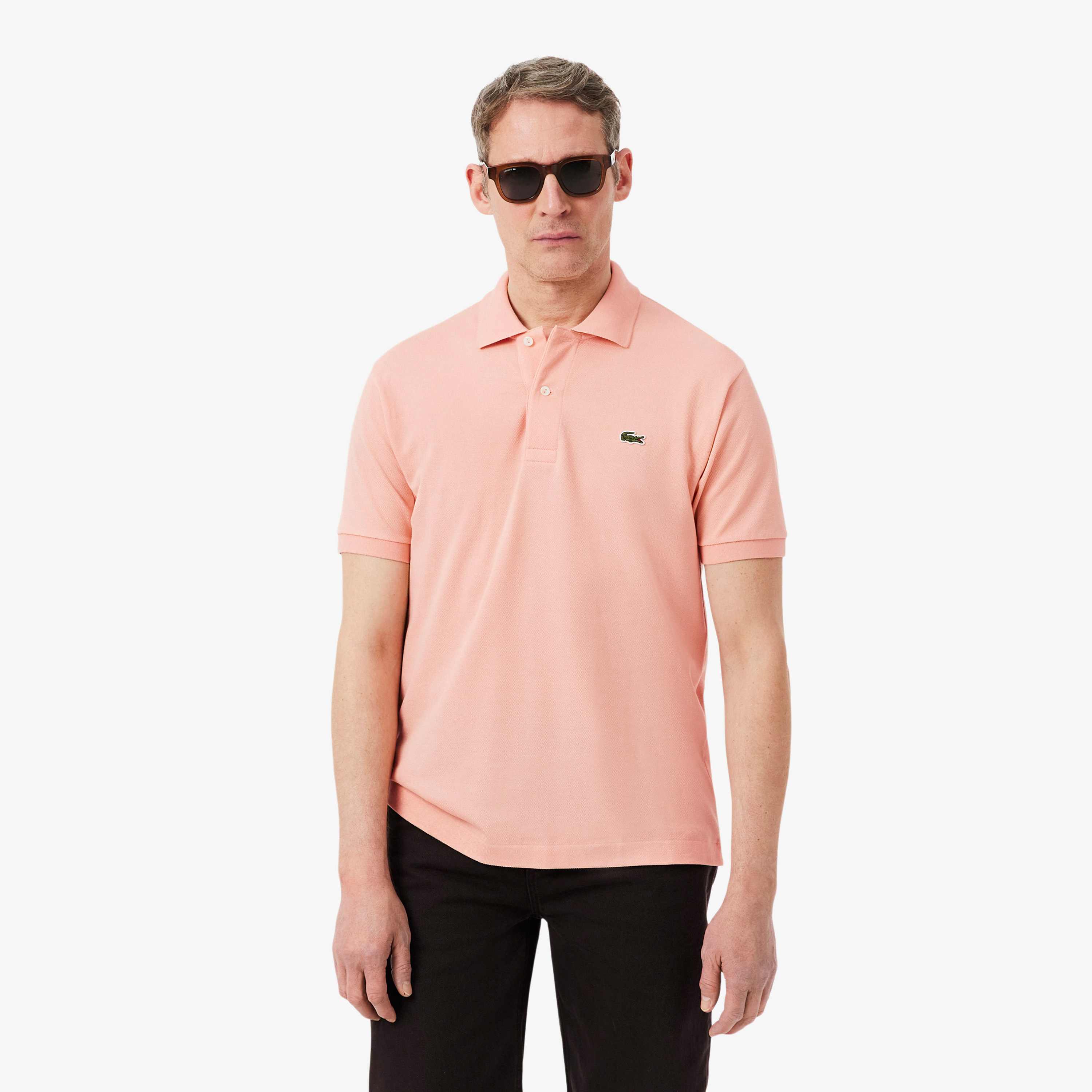 L.12.12 Erkek Classic Fit Pembe Polo L1212.UI2 | Lacoste